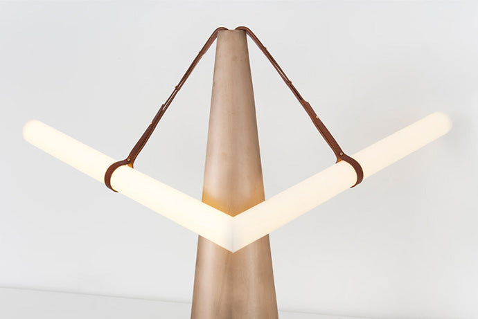 Tall Lamp Shines Architectural Light - SATORI & SCOUT